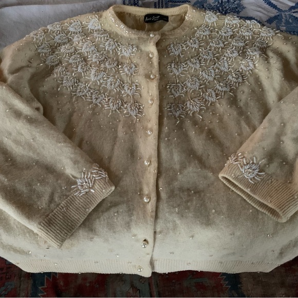 Sweaters | Antique Beaded Cashmere Sweater | Poshmark